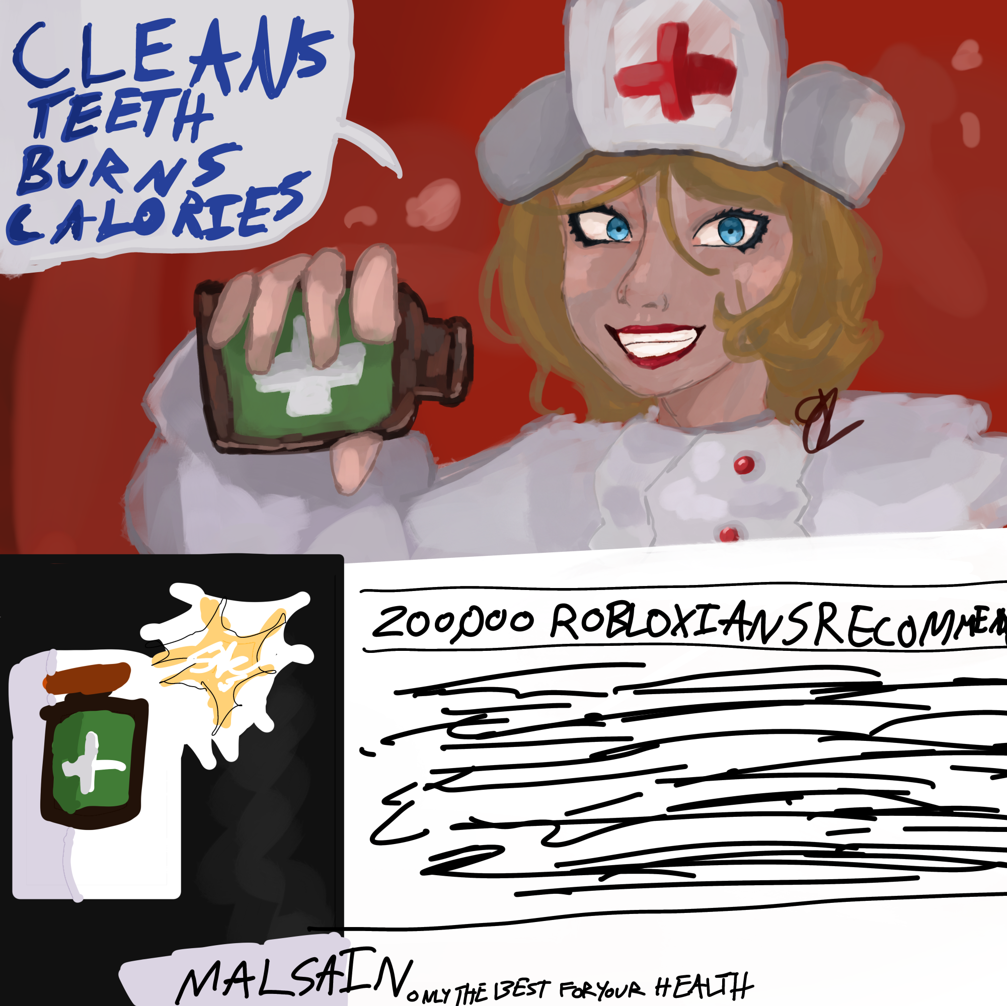 STOPGIVING ME STUPID FREE ROBUX SCAM ADS - ibisPaint