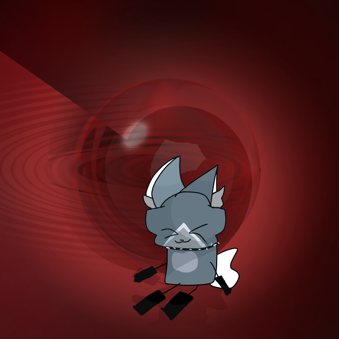 uh bubble planet cat thing yes - ibisPaint