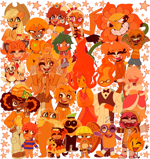 Orange characters supremacy 🧡🧡 - ibisPaint
