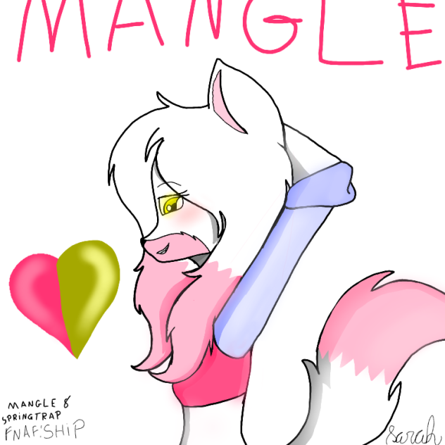 mangle fnaf 2 - ibisPaint