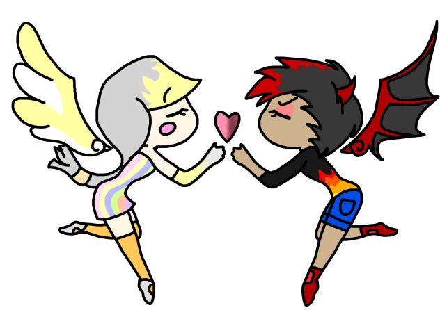 kiss of love or is it hate - ibisPaint