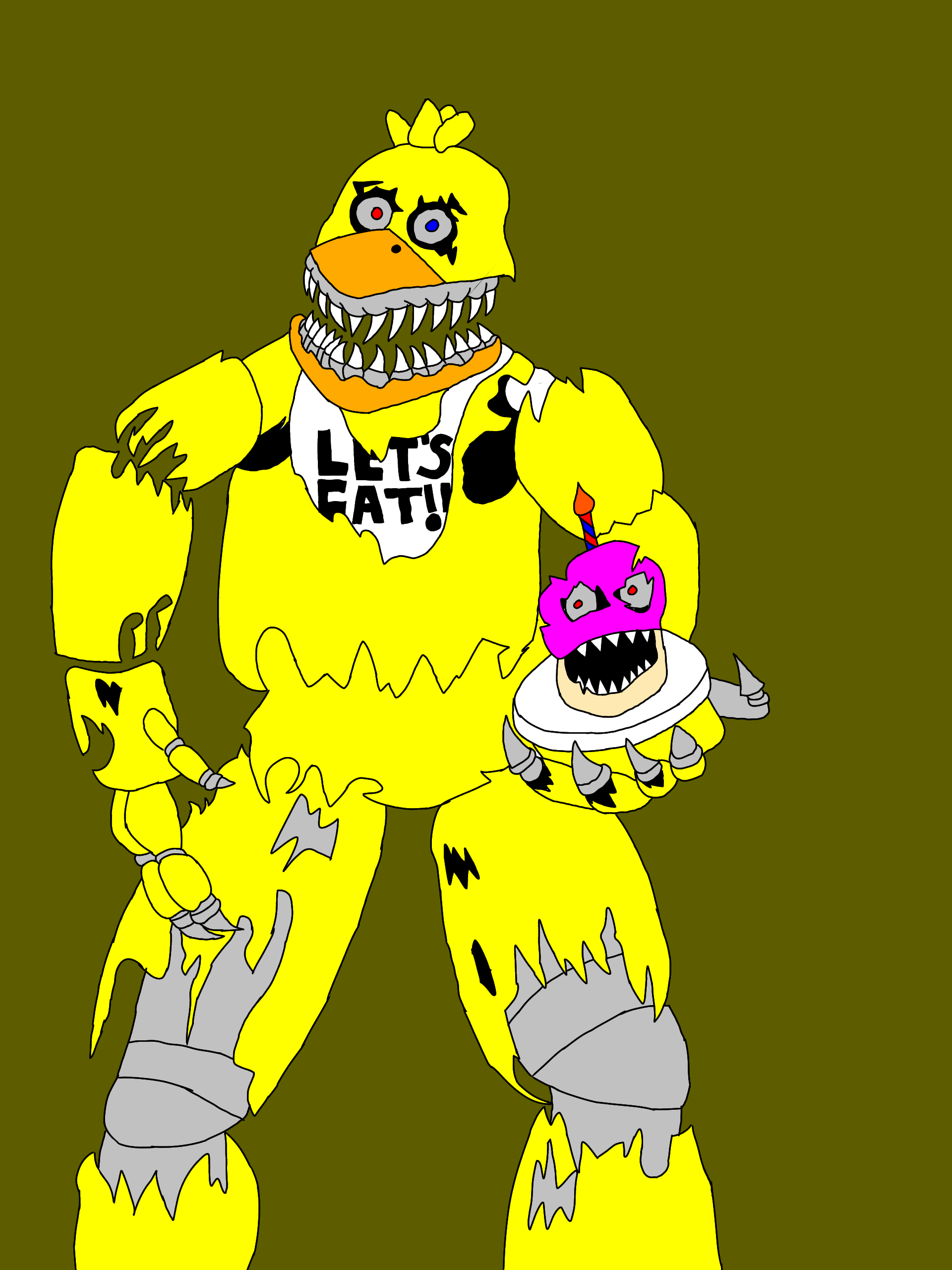 Nightmare Chica - ibisPaint