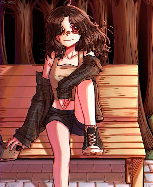 Chilly sunset 🌇 「肌寒い夕焼け」 - ibisPaint