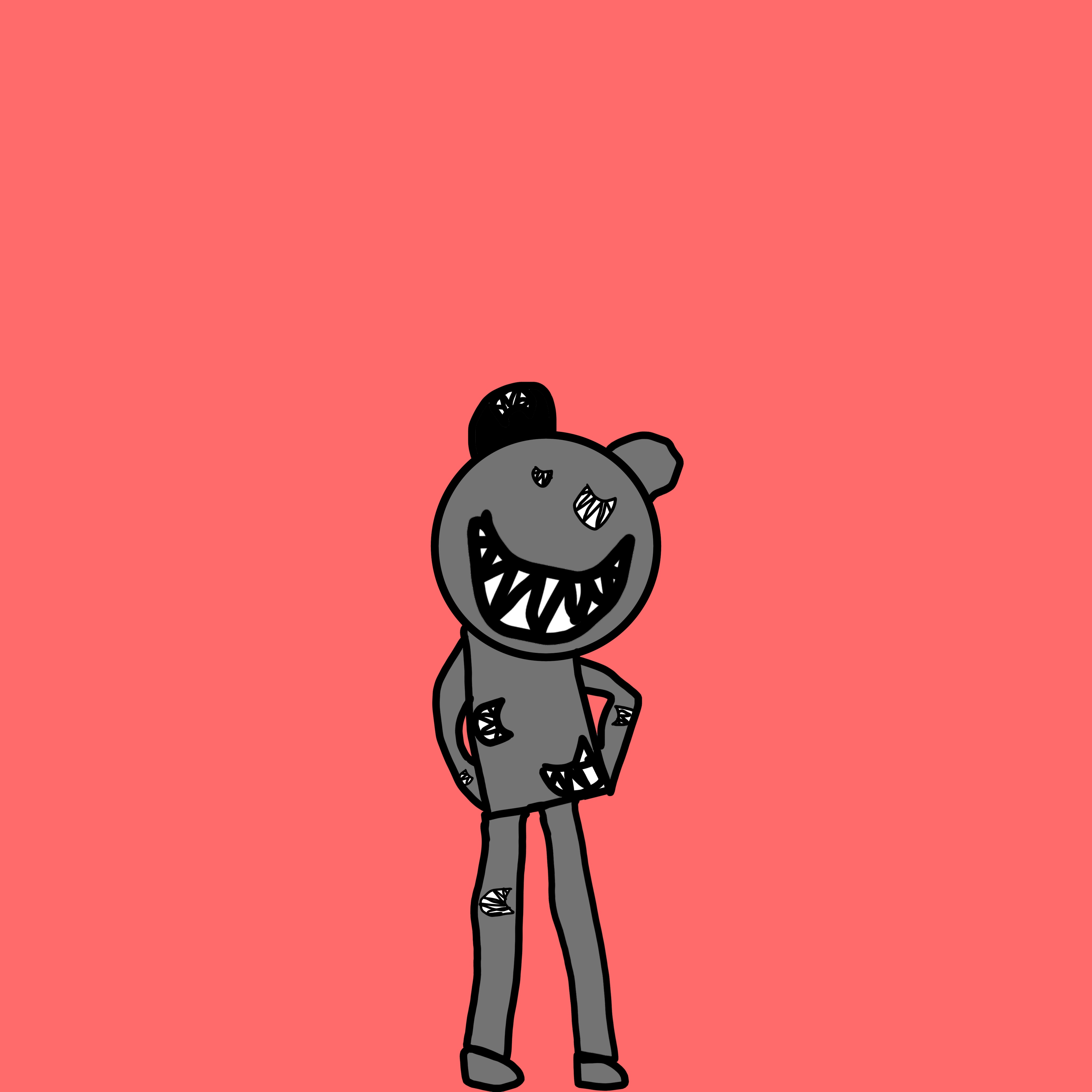 FNF Robby (OC) 2 much - ibisPaint