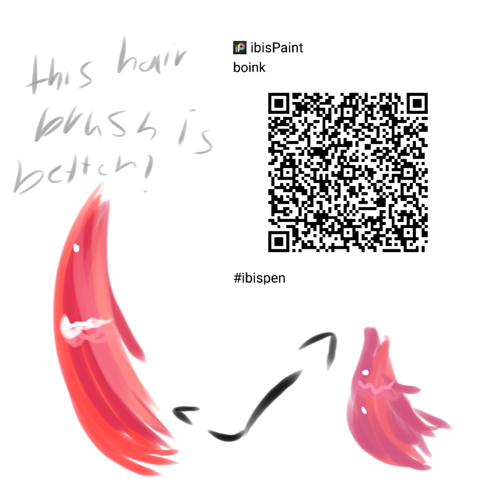 Hair brush better - ibisPaint