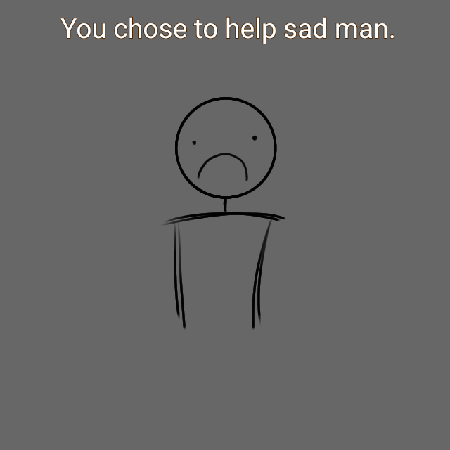 help sad man - ibisPaint
