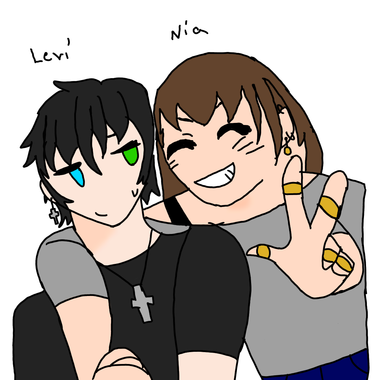 Levi and Nia - ibisPaint