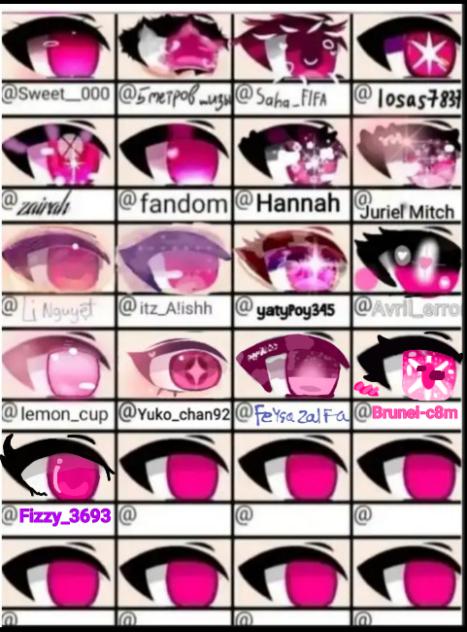 Pink eyes collab - ibisPaint