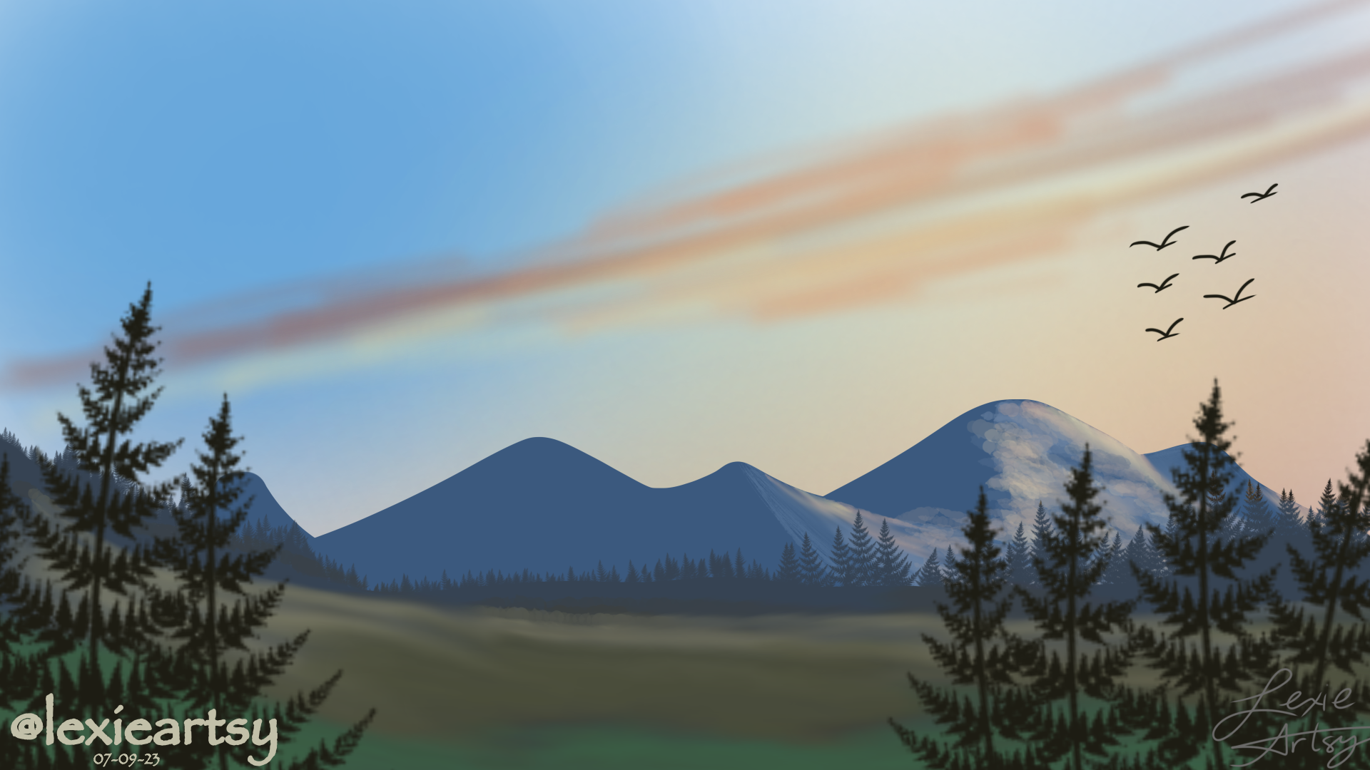 Landscape Practice 2 - ibisPaint
