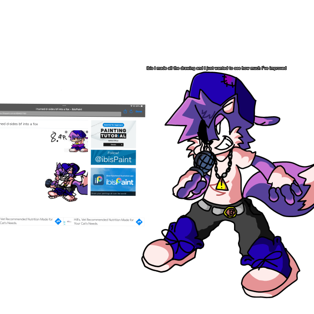D-sides bf but a fox remake - ibisPaint