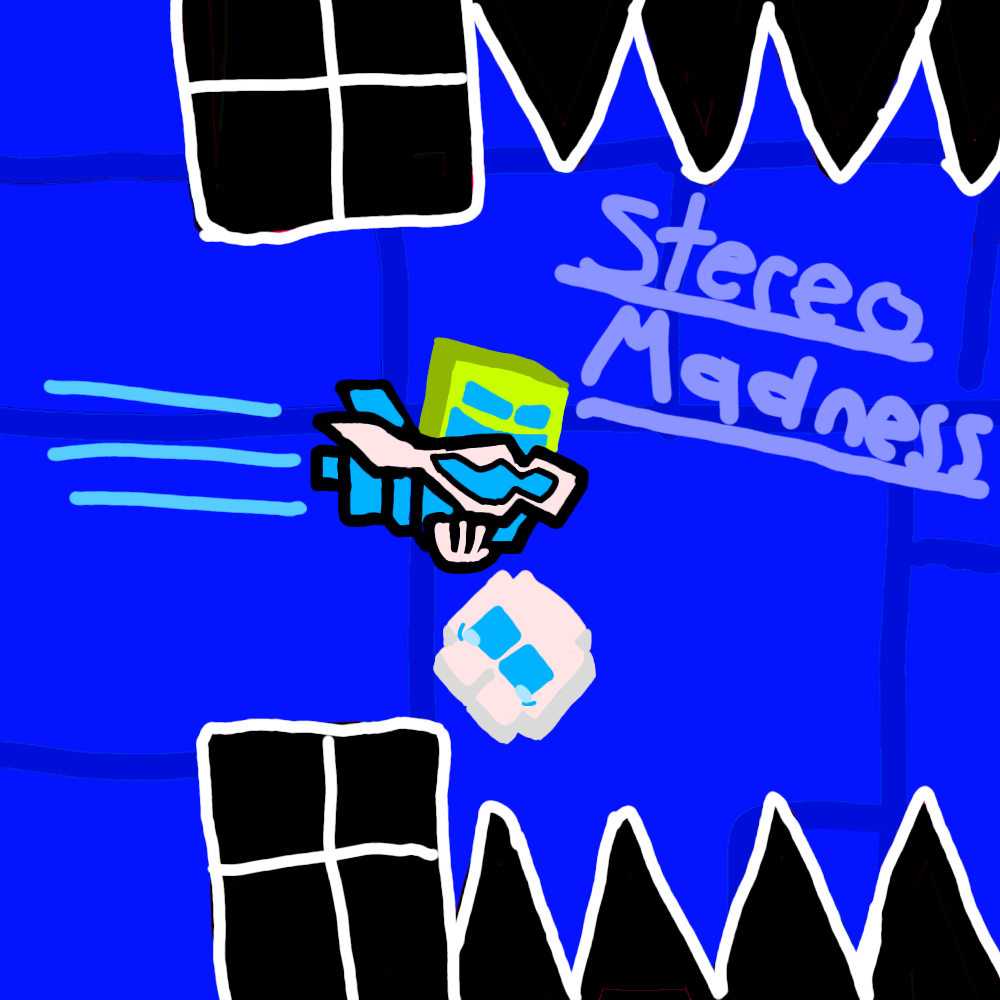 Geometry Dash(Stereo Madness) Art - ibisPaint