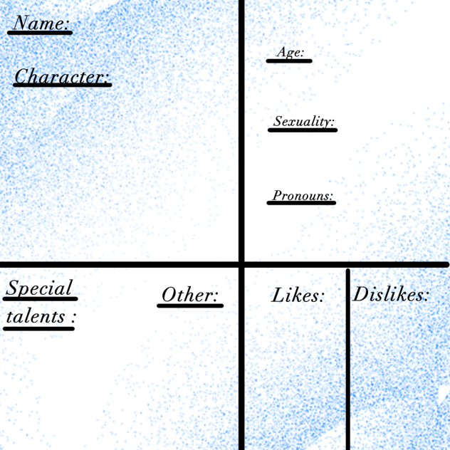 Character sheet - ibisPaint