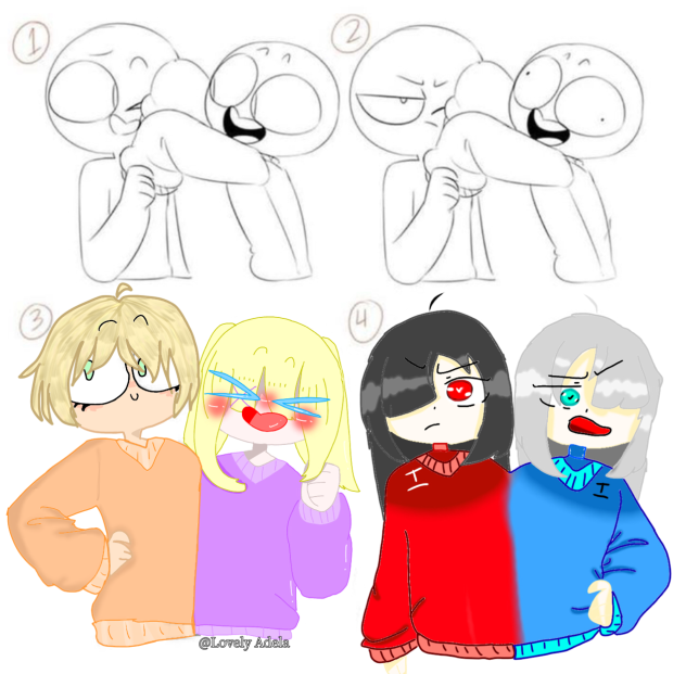 Sweater collab - ibisPaint