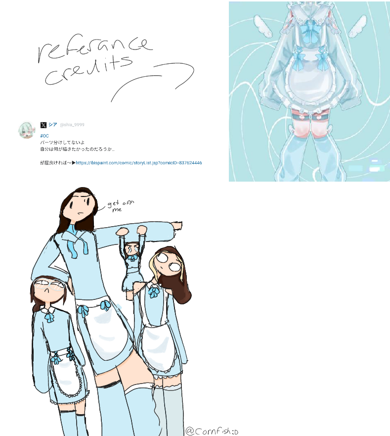 my friend group in this outfit - ibisPaint