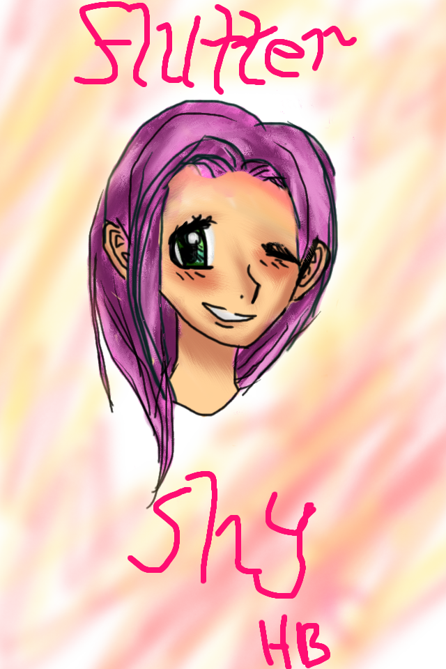 flutter shy mlp in human2 - ibisPaint