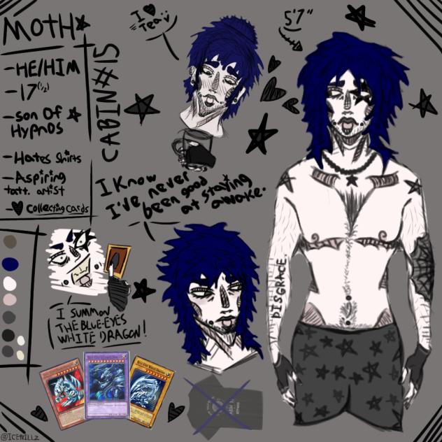 my silly little pjo oc bc im inspired - ibisPaint