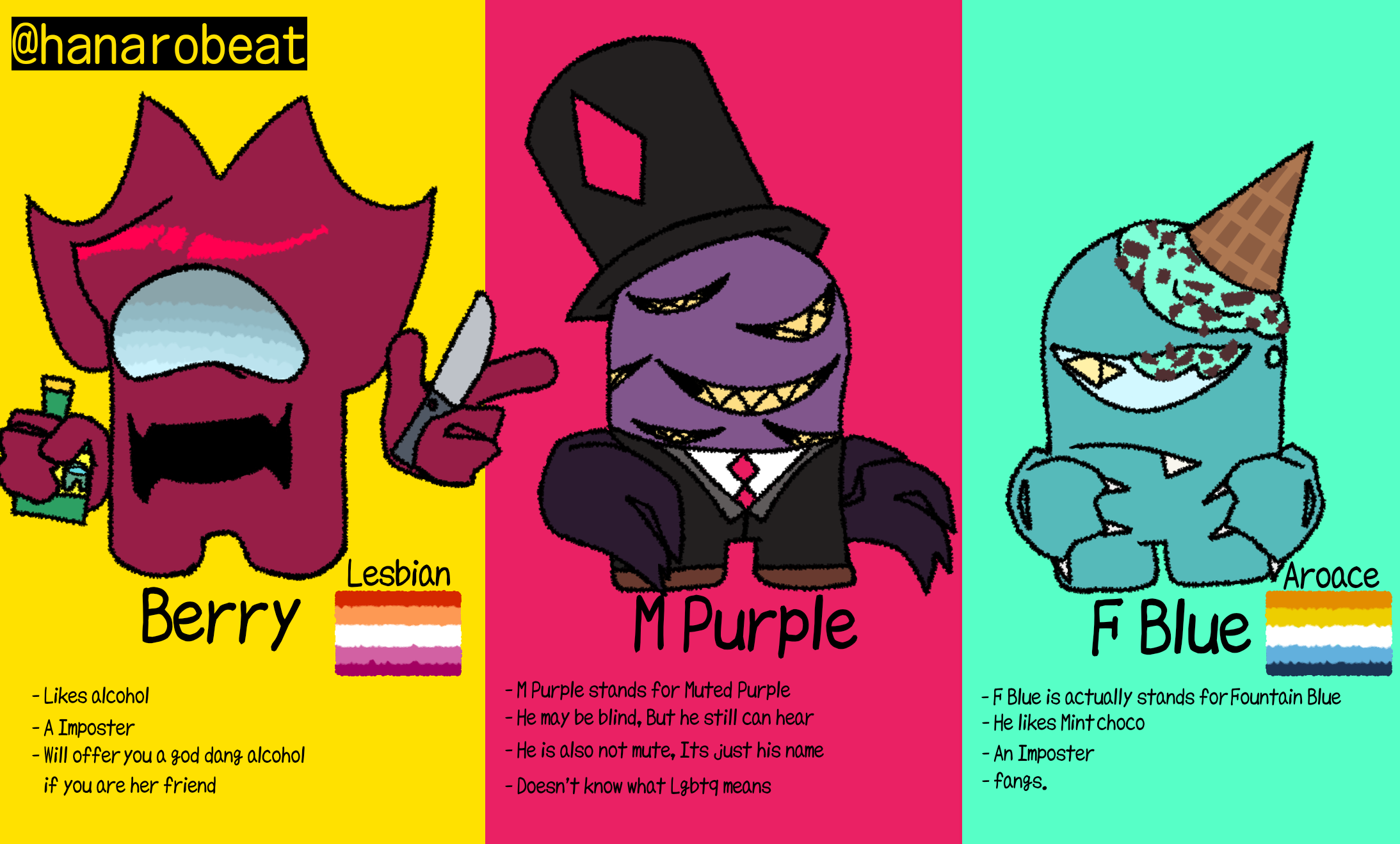 Among us oc imposter!! - ibisPaint