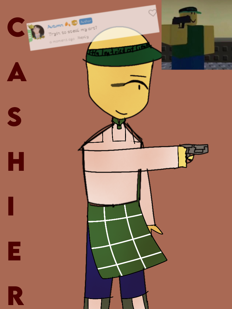 roblox cashier - ibisPaint