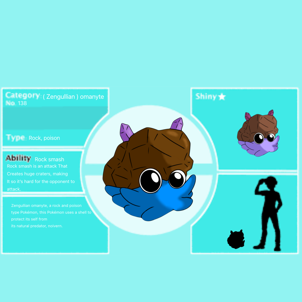 Fakemon ( Zengula ) Omanyte - ibisPaint