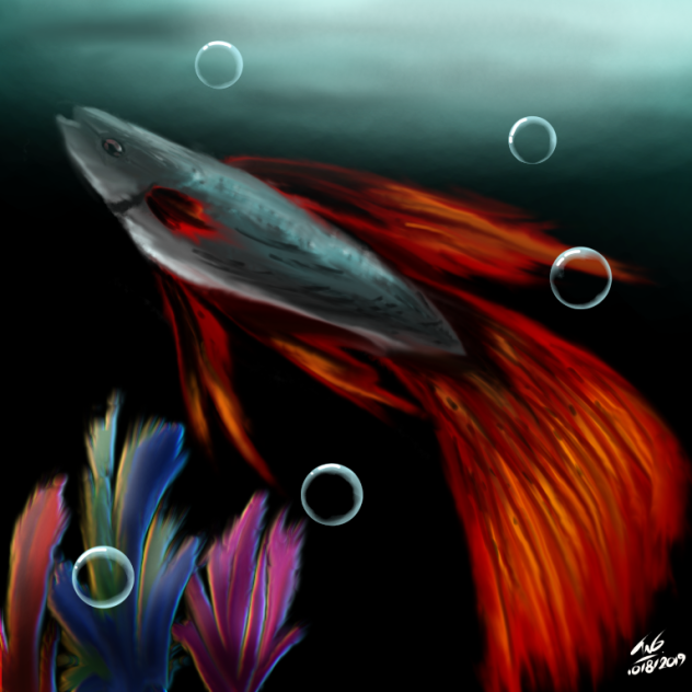 「crimson guppy」 - ibisPaint