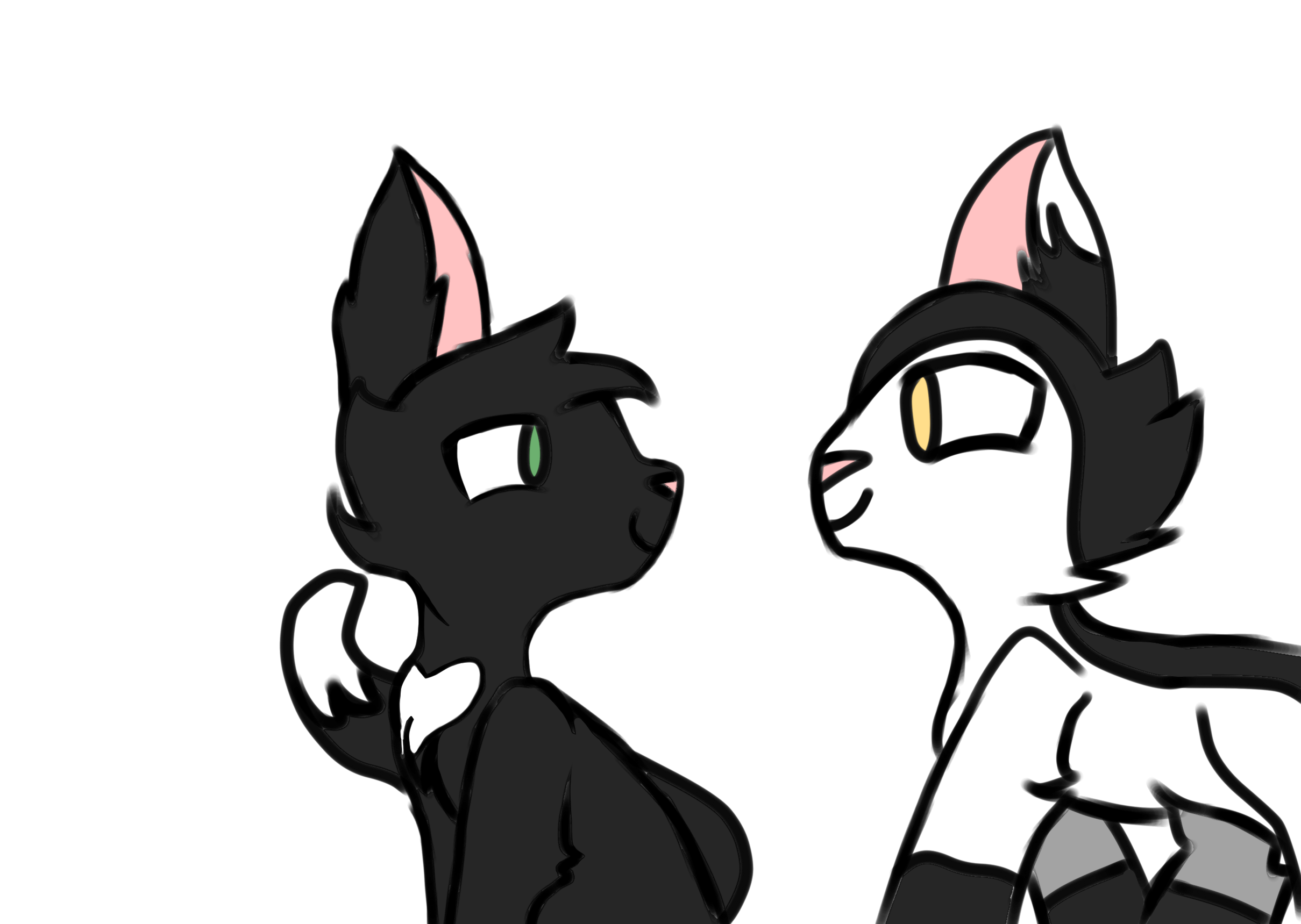 Raven’Paw and barley(Almost Done!) - ibisPaint