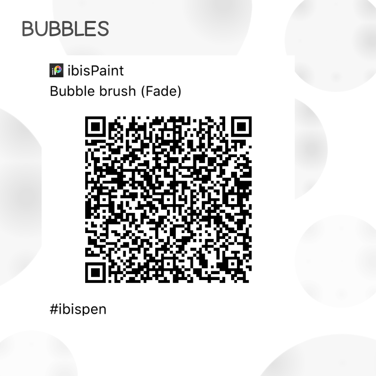 Fading bubble brush - ibisPaint