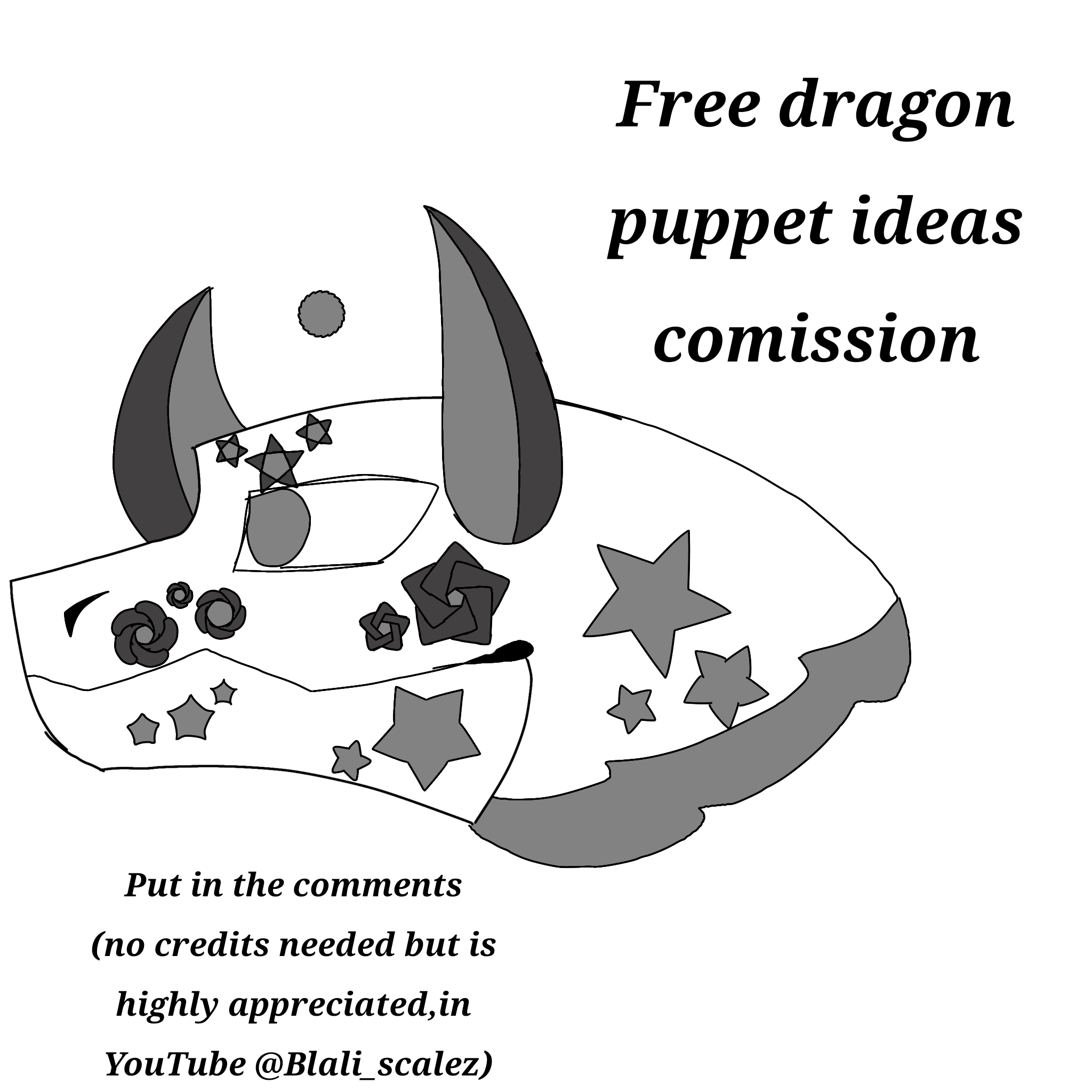 Free dragon puppet ideas comission - ibisPaint