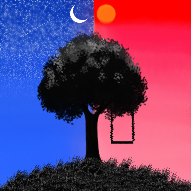 day and night - ibisPaint