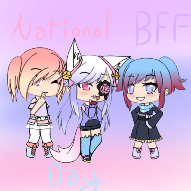 Happy Late National BFF Day - ibisPaint