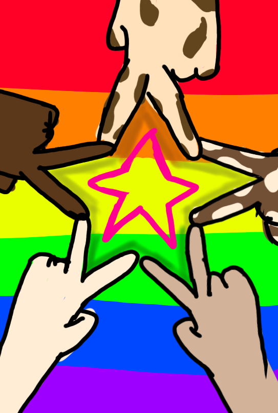Pride finger star - ibisPaint