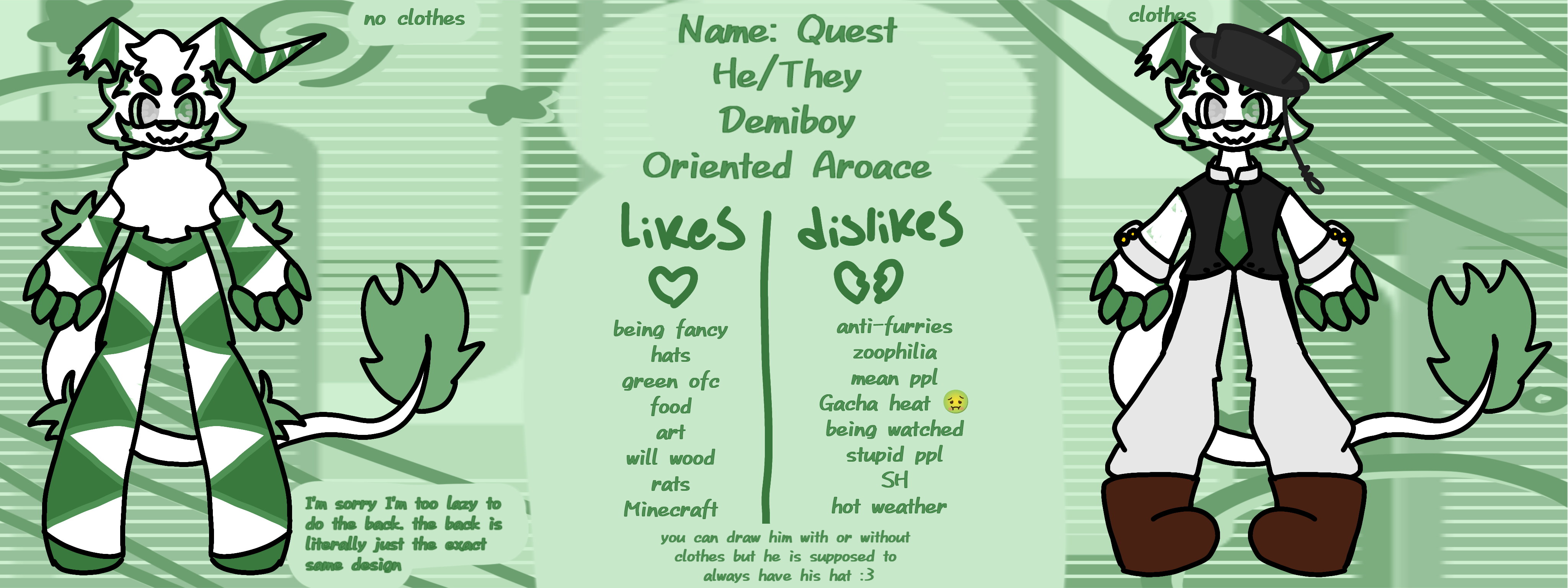 fursona updated reference - ibisPaint