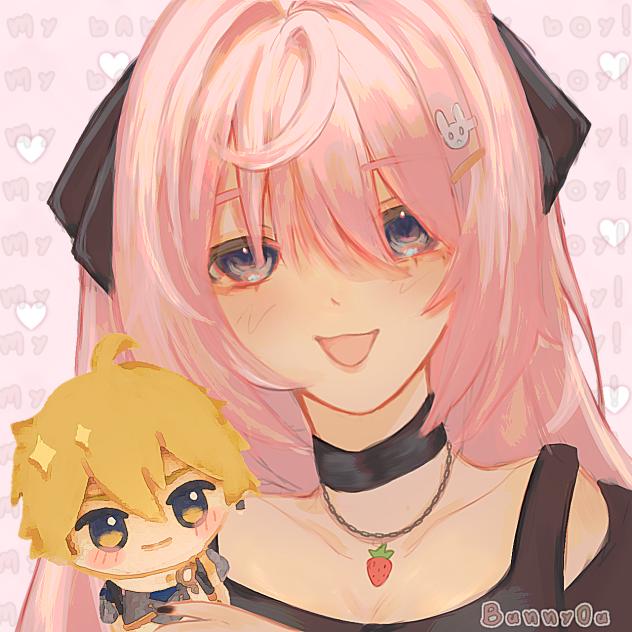 my oc with aether - ibisPaint