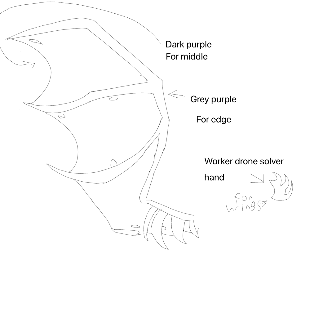 My uzi cosplay wings(white print) - ibisPaint