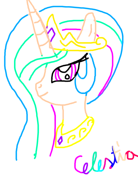 MLP Princess celestia - ibisPaint
