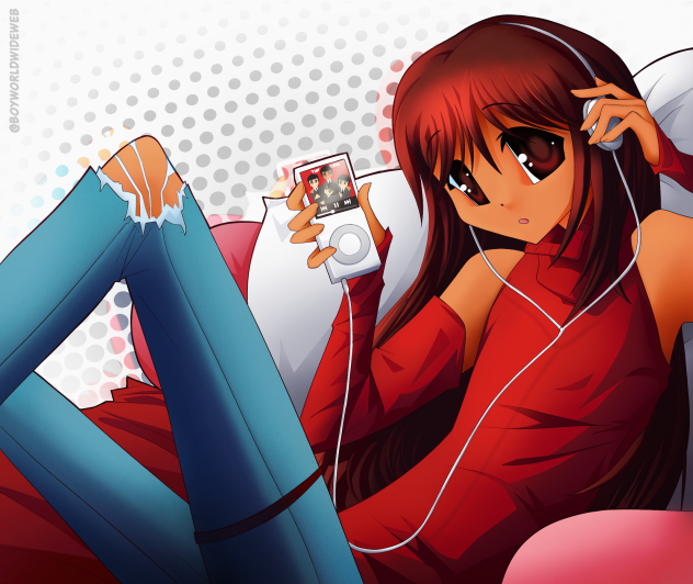 iPod with Stig - ibisPaint