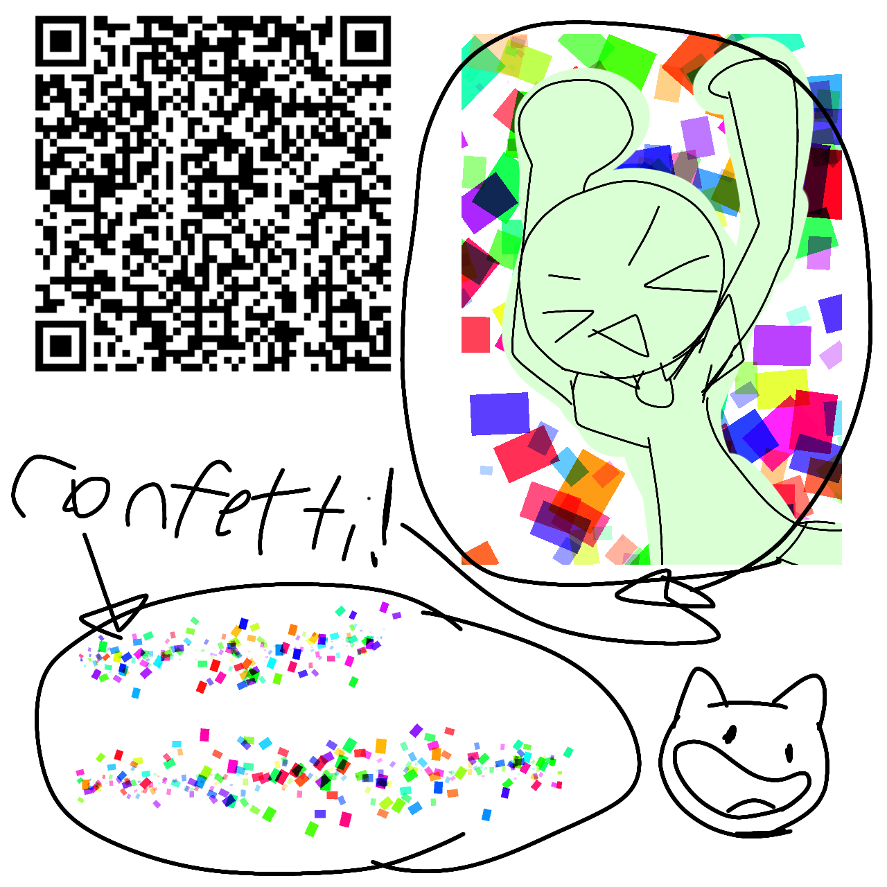 Confetti brush - ibisPaint