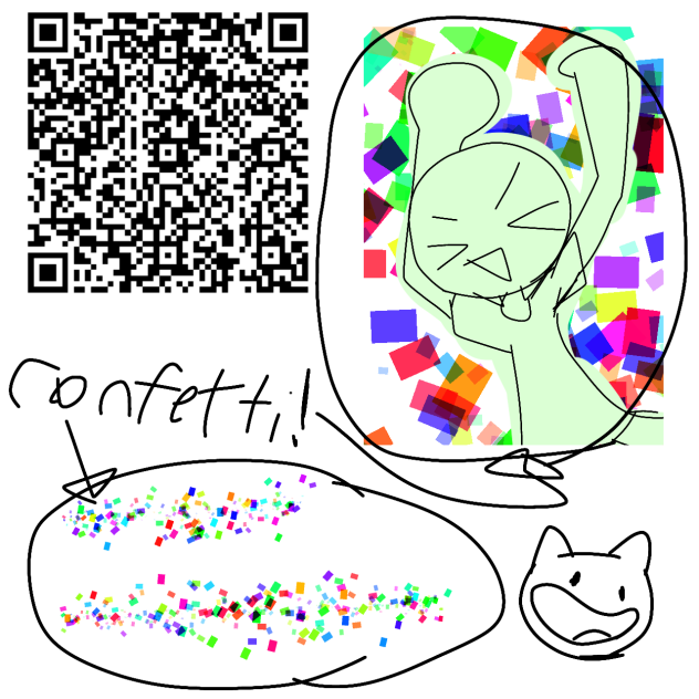Confetti brush - ibisPaint