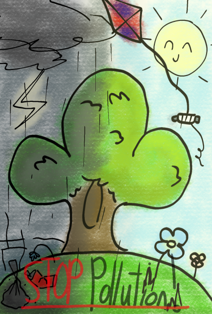 STOP POLLUTION!!! - ibisPaint