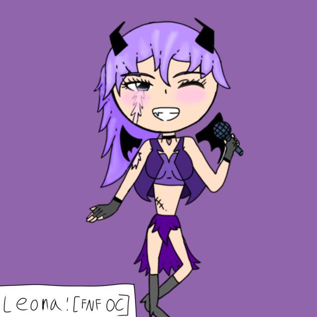 My FNF OC.. Leona - ibisPaint
