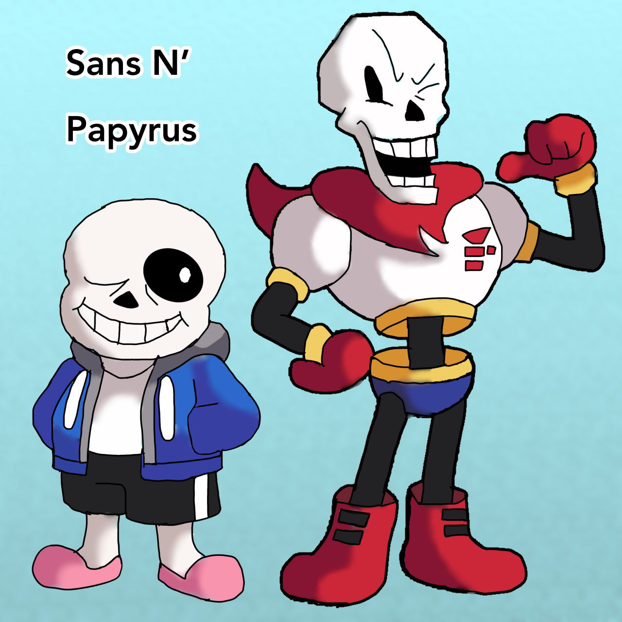 Sans and Papyrus! - ibisPaint