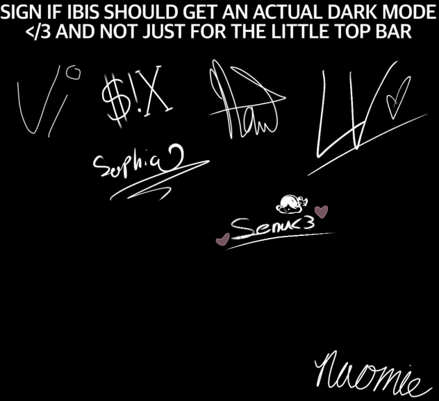 PLS GET DARK MODE - ibisPaint
