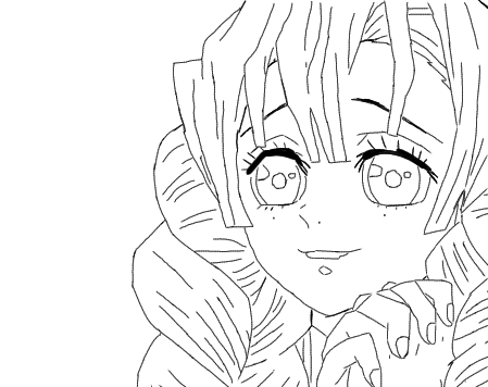 Tracing Mitsuri from Kimetsu No Yaiba - ibisPaint