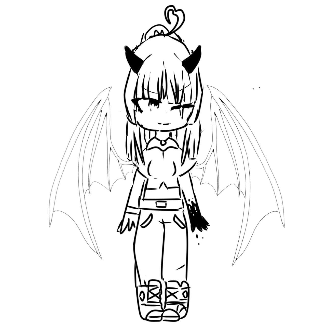 Front Face gacha. Club - ibisPaint