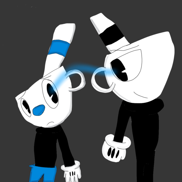 Mugman and Shademan are One - ibisPaint
