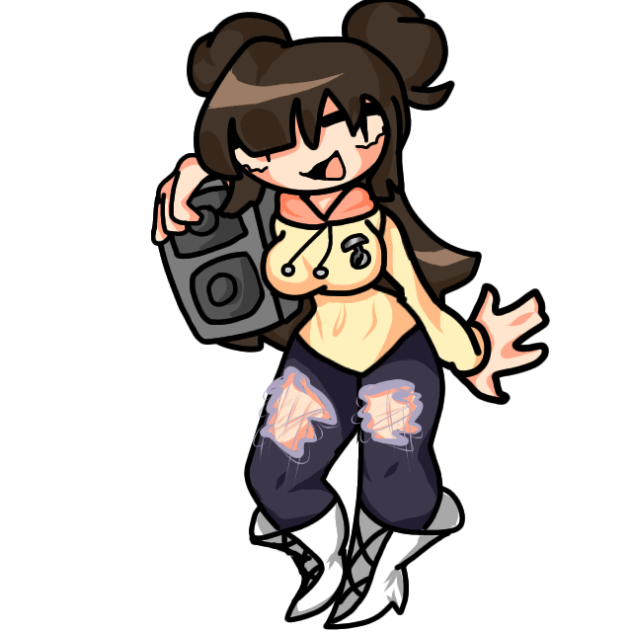 My oc in FNF - ibisPaint