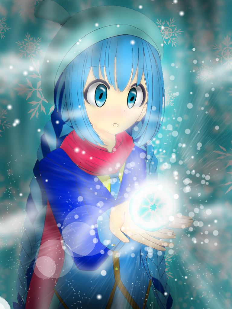 The snowflake bubble - ibisPaint