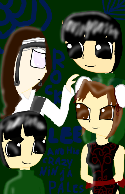 Team Guy Rock lee, tenten, neji - ibisPaint