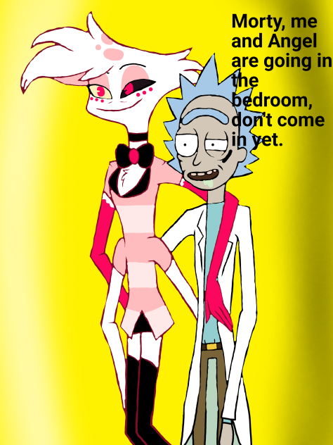 Drunk Angel Dust X Rick Sanchez - ibisPaint
