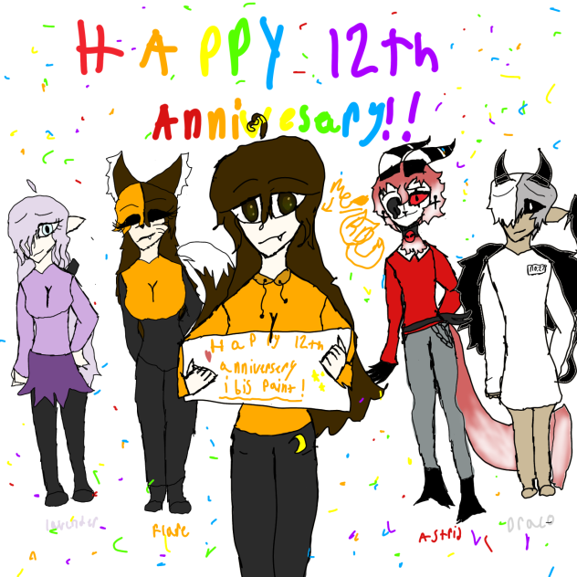 Happy 12th anniversary ibis!!!!^^ - ibisPaint