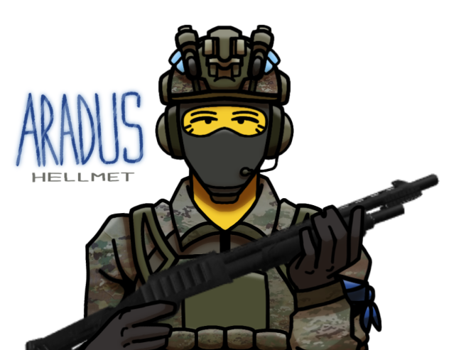 Aradus (HELLMET roblox) - ibisPaint